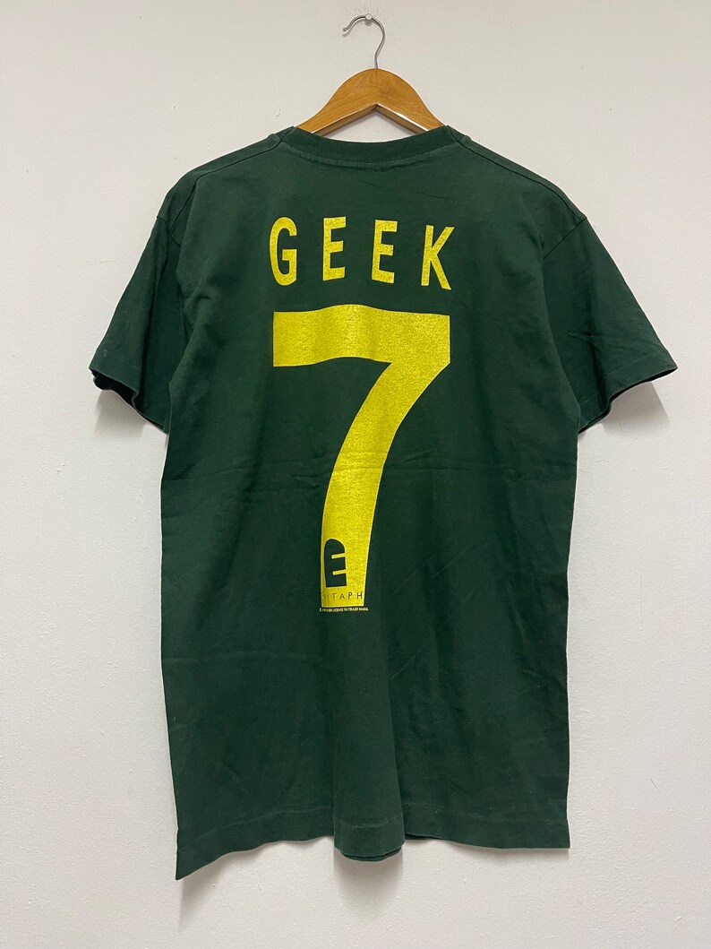 Vintage 90s SNFU Band : Geek 7 1995 Hardcore Punk Music T-shirt / Skate ...