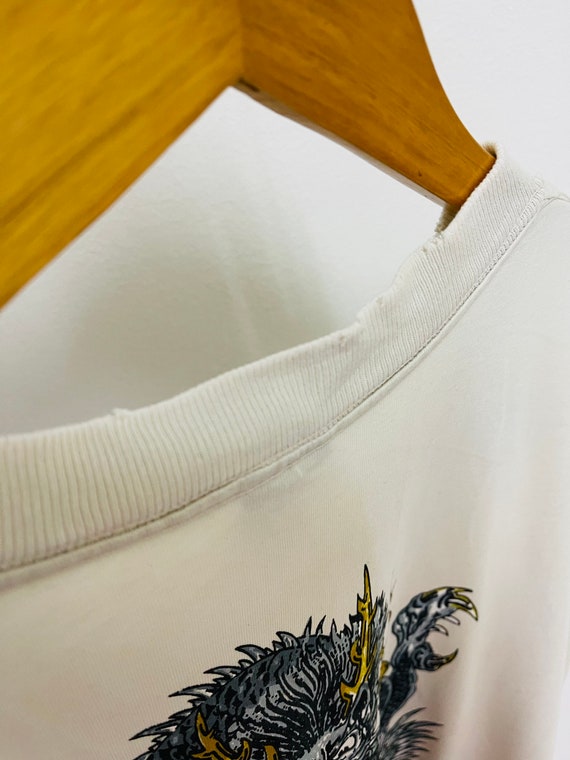 Vintage 90’s Stussy Clothing “ Dragon Streetwear T-Sh… - Gem