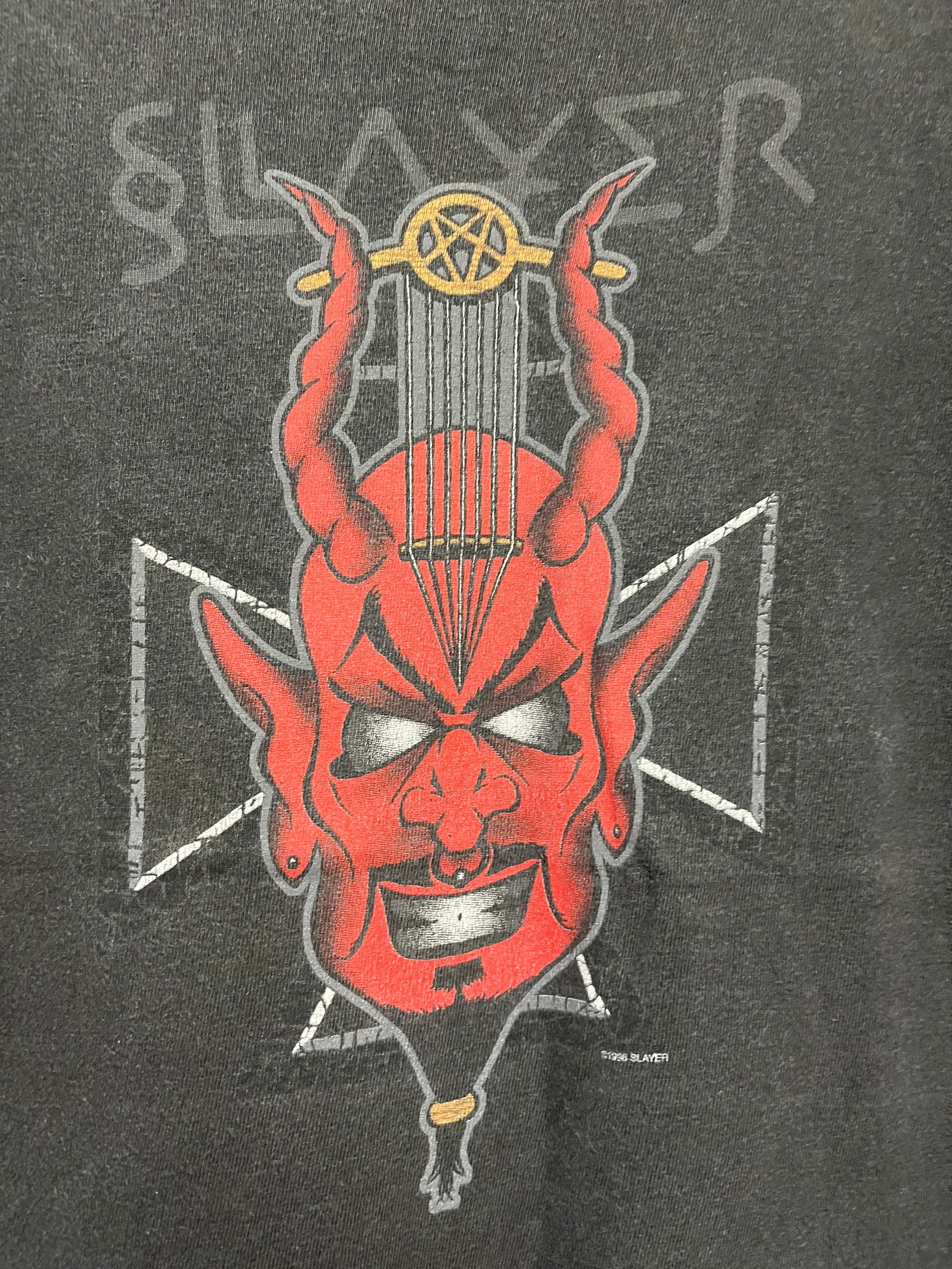 Vintage 90s Slayer Band “diabolus in Musica 1998 Thrash Metal T-shirt ...
