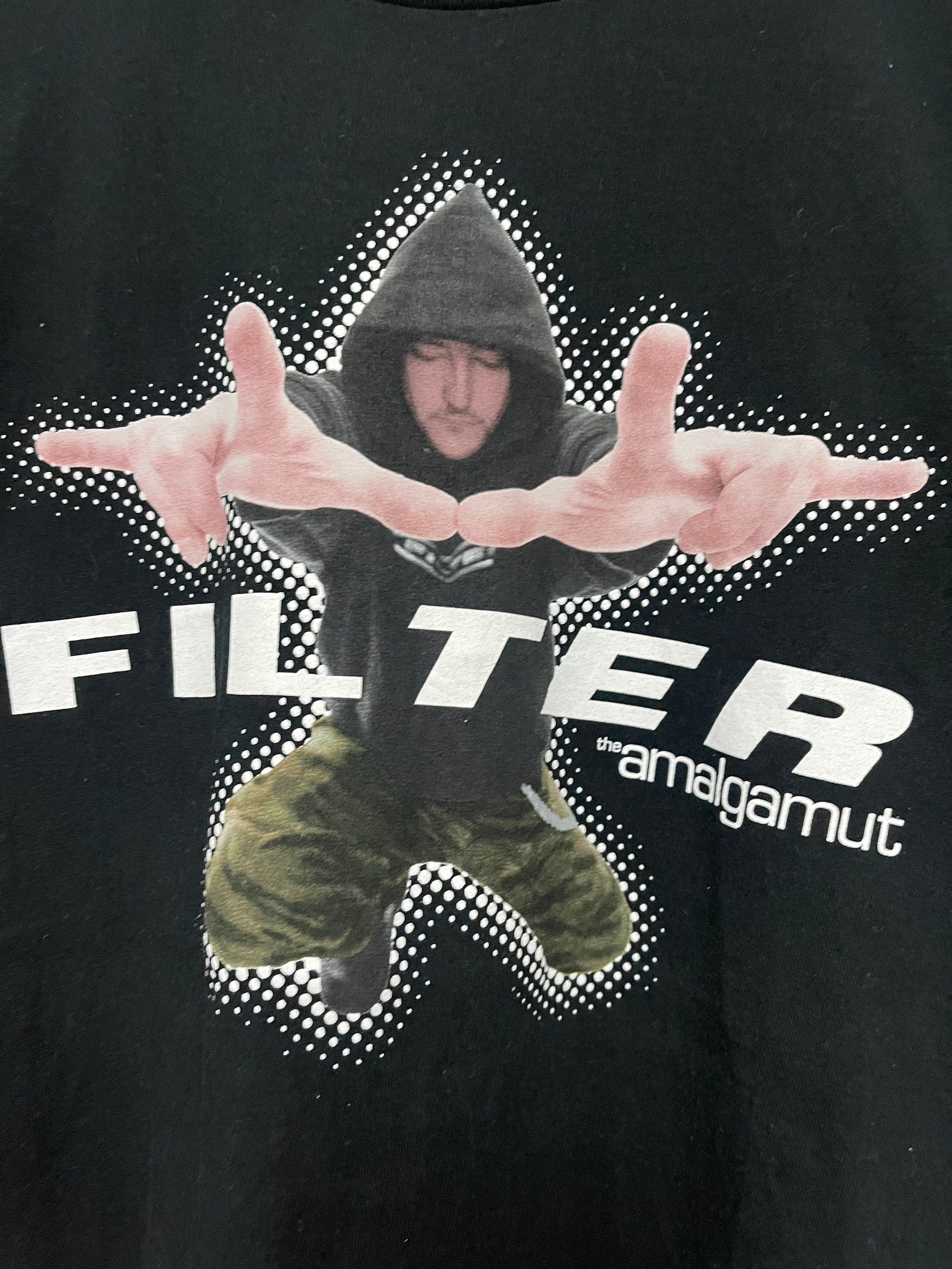 Vintage 00s Filter Band : the Amalgamut 2001 T-shirt / Industrial Rock ...