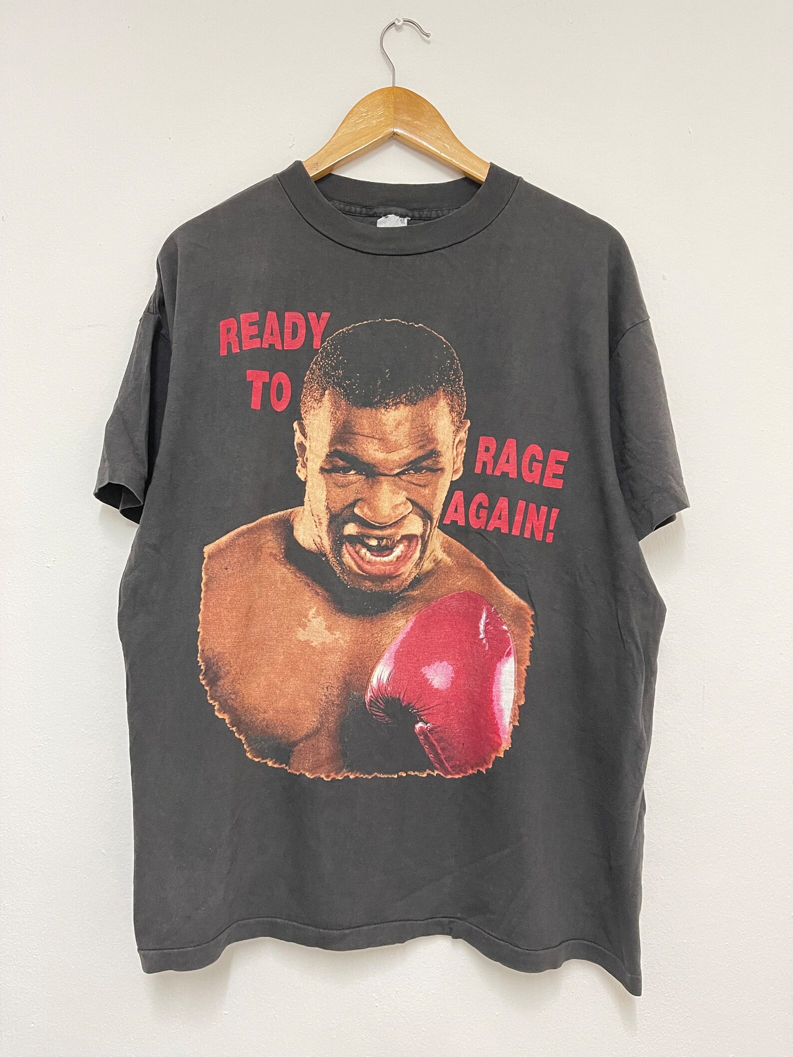 Vintage 90s Mike Tyson ready to Rage Again T-shirt / Rare / - Etsy