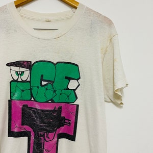Vintage 80s Ice-t “uzi Rhyme Syndicate Prod Hip Hop Rap T-shirt / Rap ...
