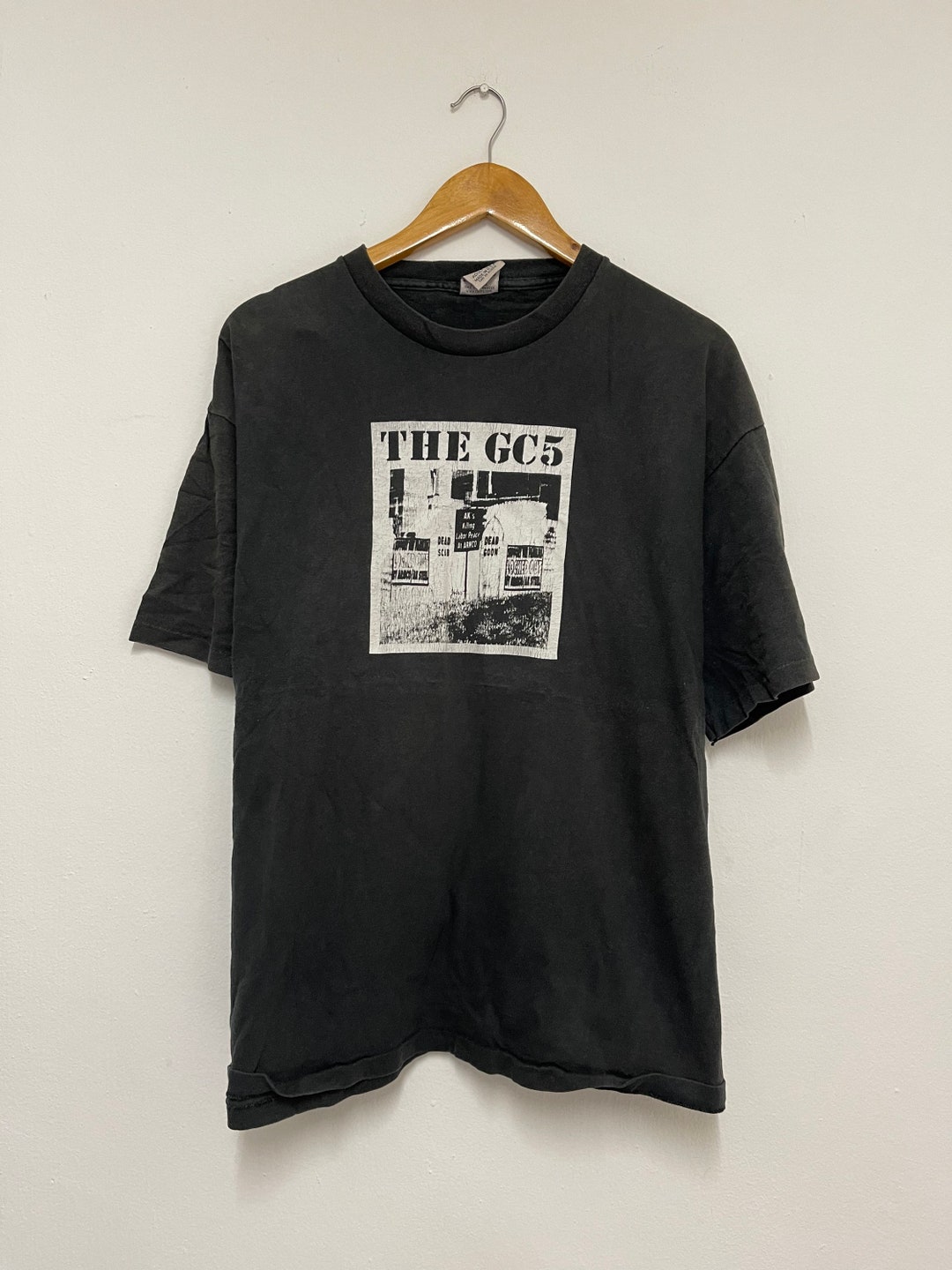 Vintage 90’s the GC5 “ Takin It to the Streets Punk Rock Band T-shirt ...