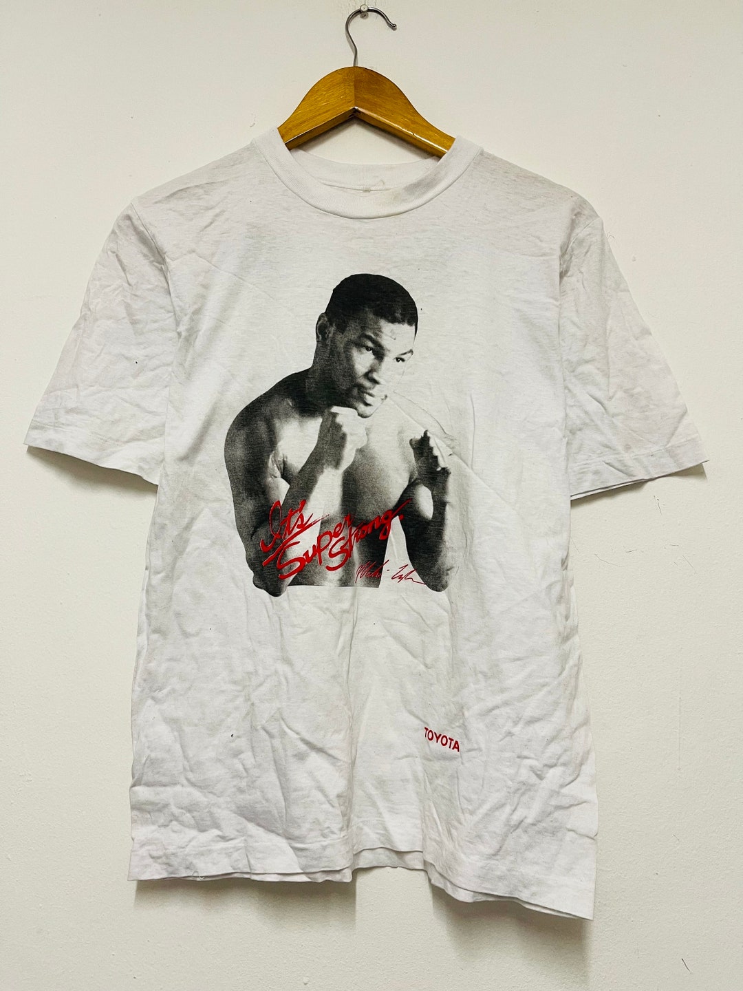 Vintage 80s Mike Tyson : It’s Super Strong 1989 Toyota Advertisement T ...