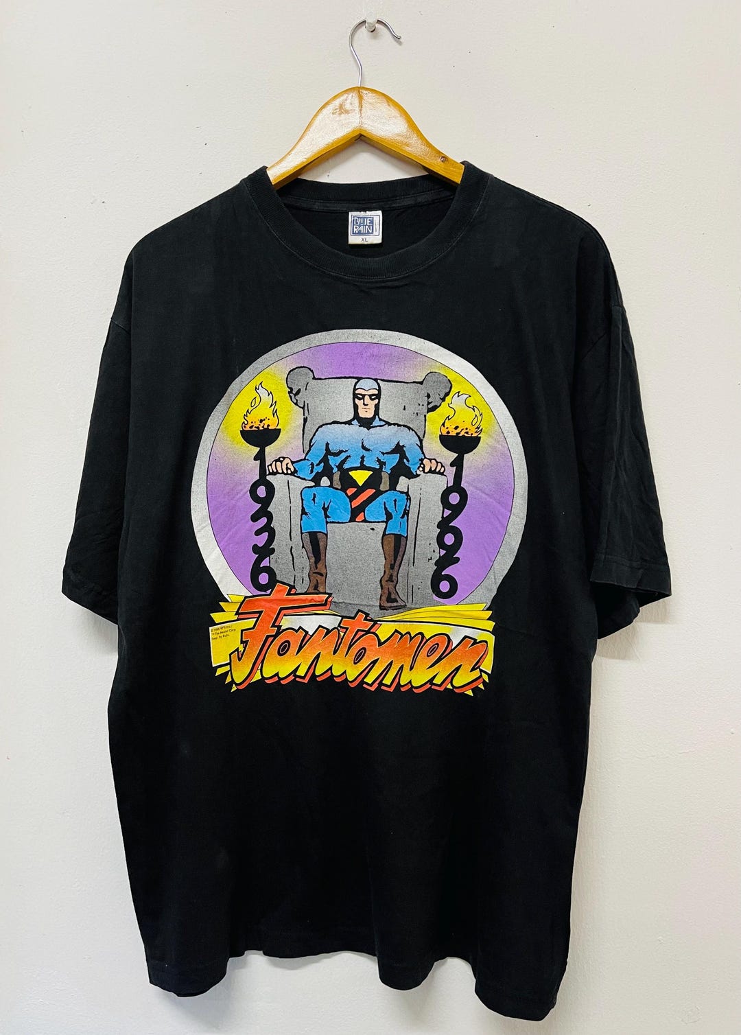 Vintage 90s Fantomen : the Phantom 1996 T-shirt / Cartoons / Epic Space ...