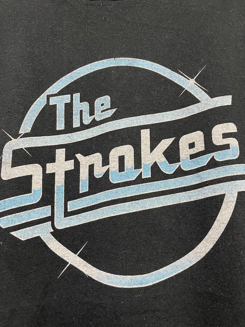 Vintage 90s the Strokes Logo Rock T-shirt / Indie Garage Rock / Post ...