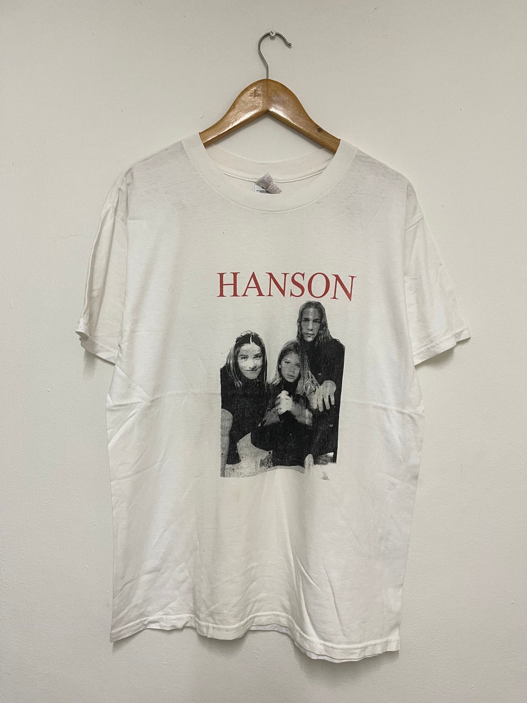 Vintage 90s Hanson Band Power Pop Music T-shirt / Pop / Rock Tee ...