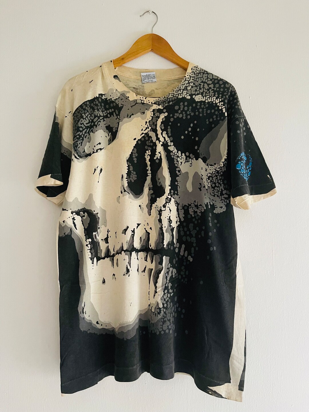 Vintage 90s Chris Pinkerton 1992 Art All Over Print T-shirt / Artwork ...