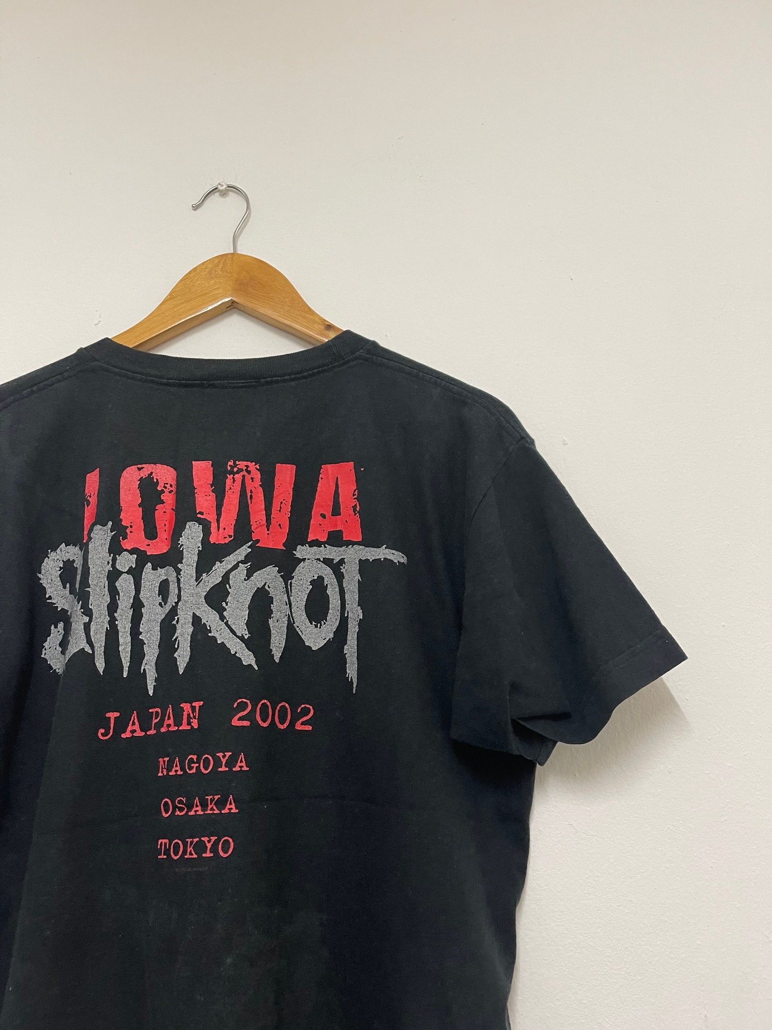 Vintage Y2K Slipknot “ Iowa 2002 Japan Tour T-shirt / Nu Metal / Groove ...