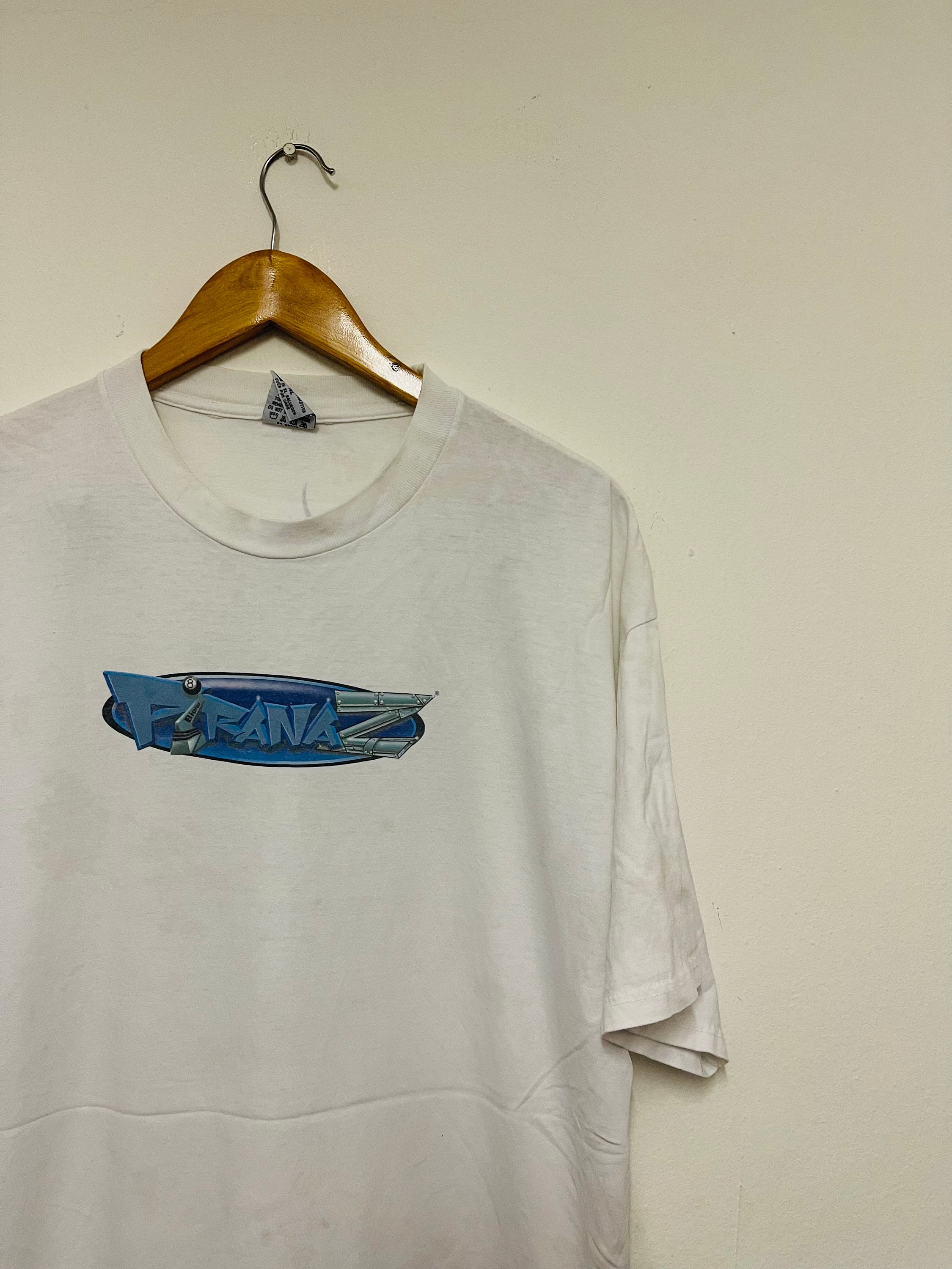 Vintage Y2K Piranaz 2001 Streetwear T-shirt / Skate Surf / Streetwear ...
