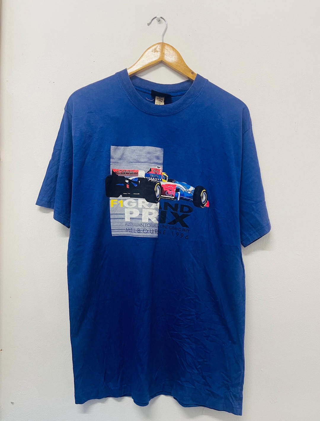 Vintage 90s F1 Grand Prix Clothing : Australia Melbourne 1996 T-shirt ...