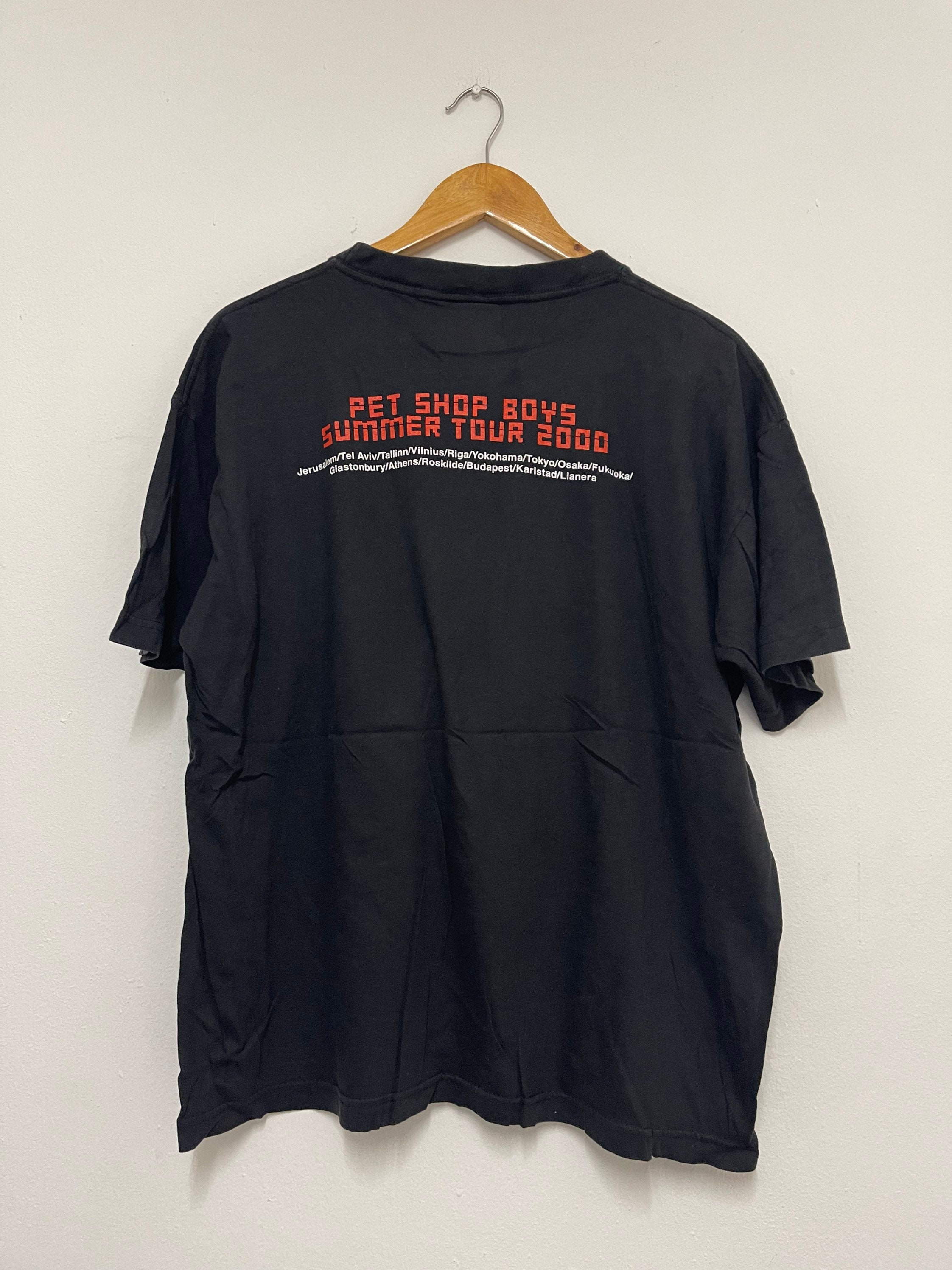 Vintage Y2K Pet Shop Boys “ Nightlife 2000 Synth-pop Music Band T-shirt ...