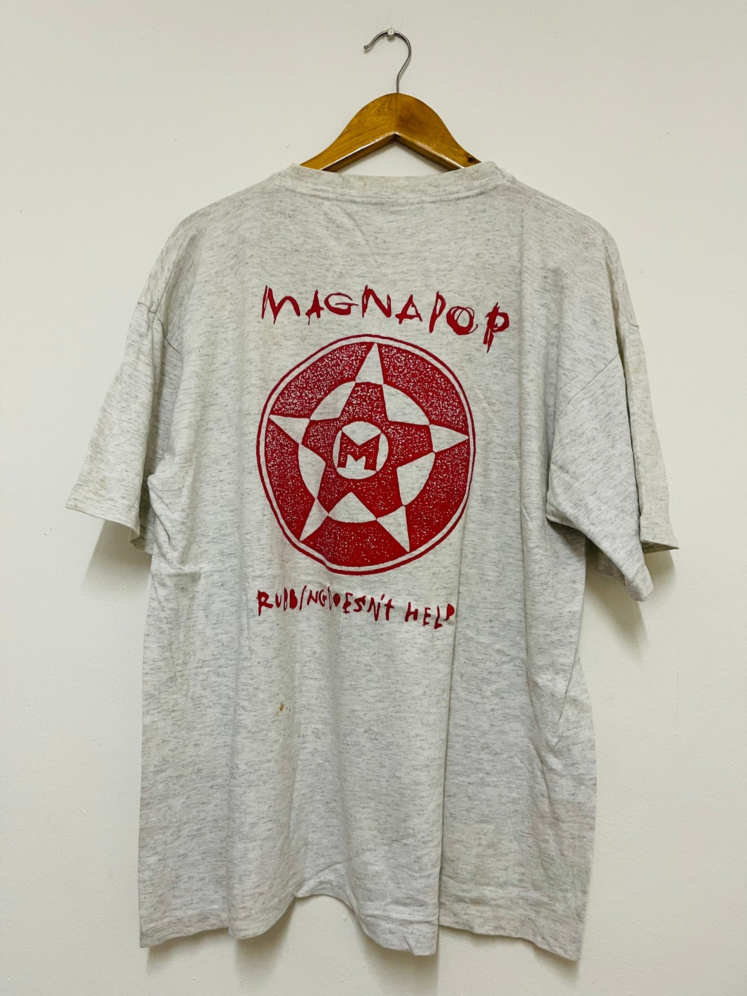 Vintage 90’s Magnapop “ Rubbing Doesn’t Help 1996 Band T-shirt / Power ...