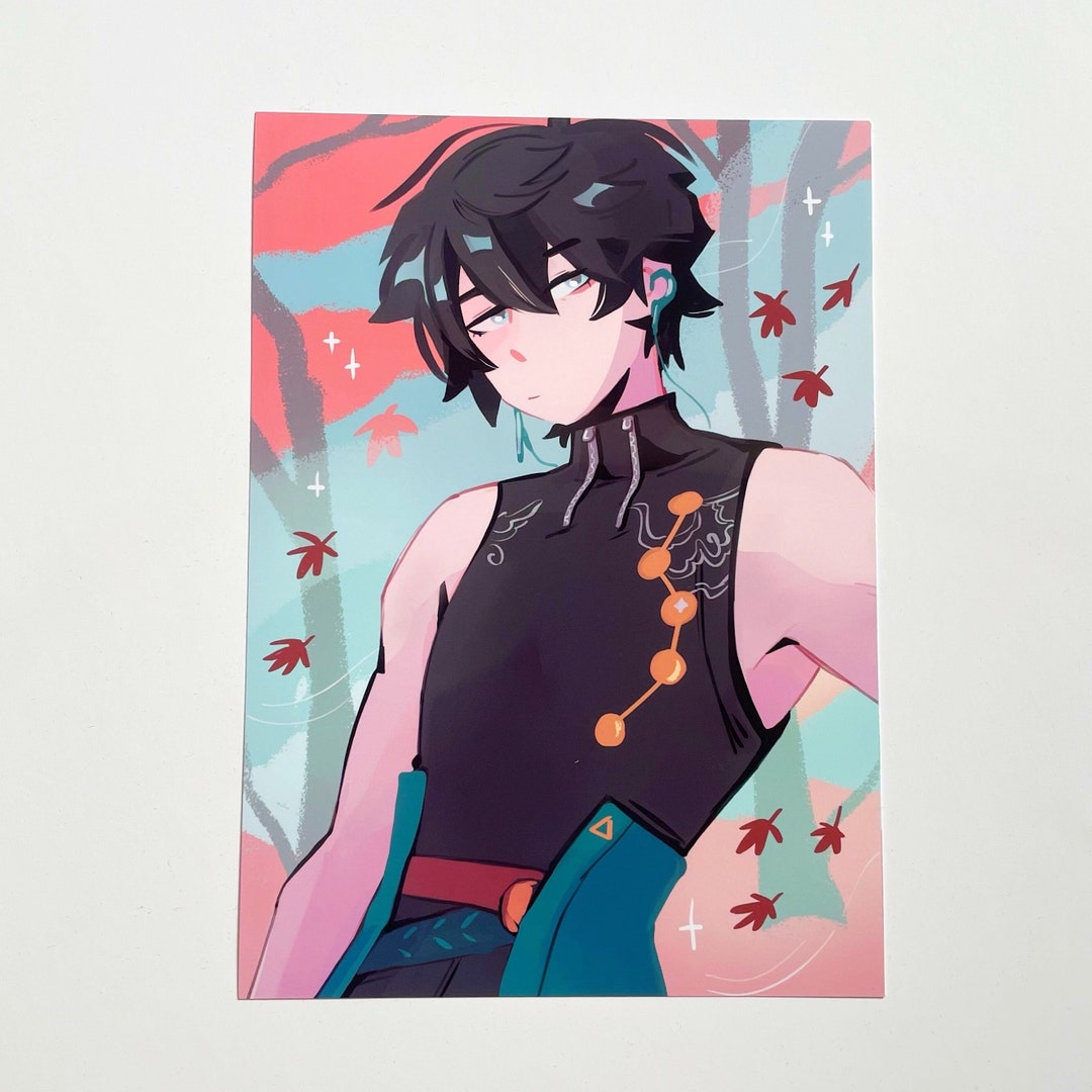 Honkai Star Rail Dan Heng Art Print, HSR Print, Anime Art Print, Anime ...