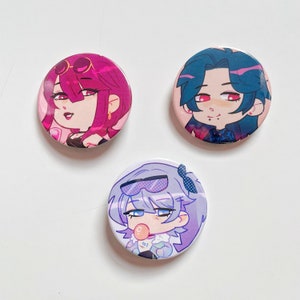 Honkai Star Rail HSR Pin Badge, Honkai Badge, Honkai Button Badge, Ita ...