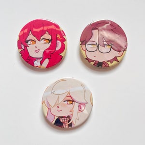 Honkai Star Rail HSR Pin Badge, Honkai Badge, Honkai Button Badge, Ita ...