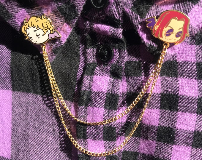 Good Omens Enamel Collar Pins - Etsy