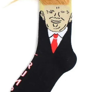 President Donald Trump Novelty hair Socks / Stockings Make America ...