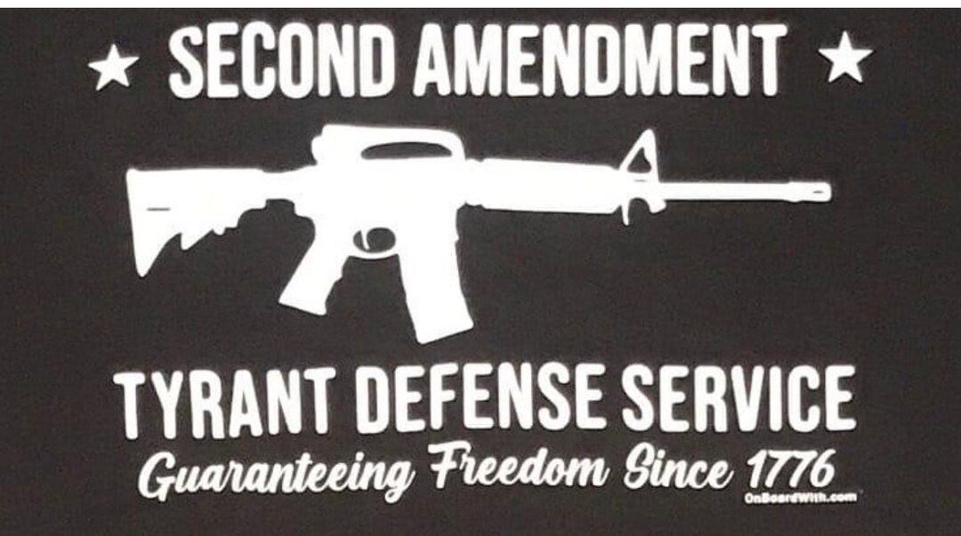 Second Amendment Tyrant Defense Service - Gonzales Flag Redesign - 4"x6 ...