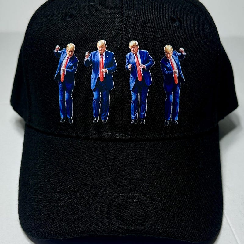 Black and Gold Trump Hat - Etsy