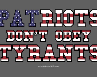 Tyrant Bumper Sticker - Etsy