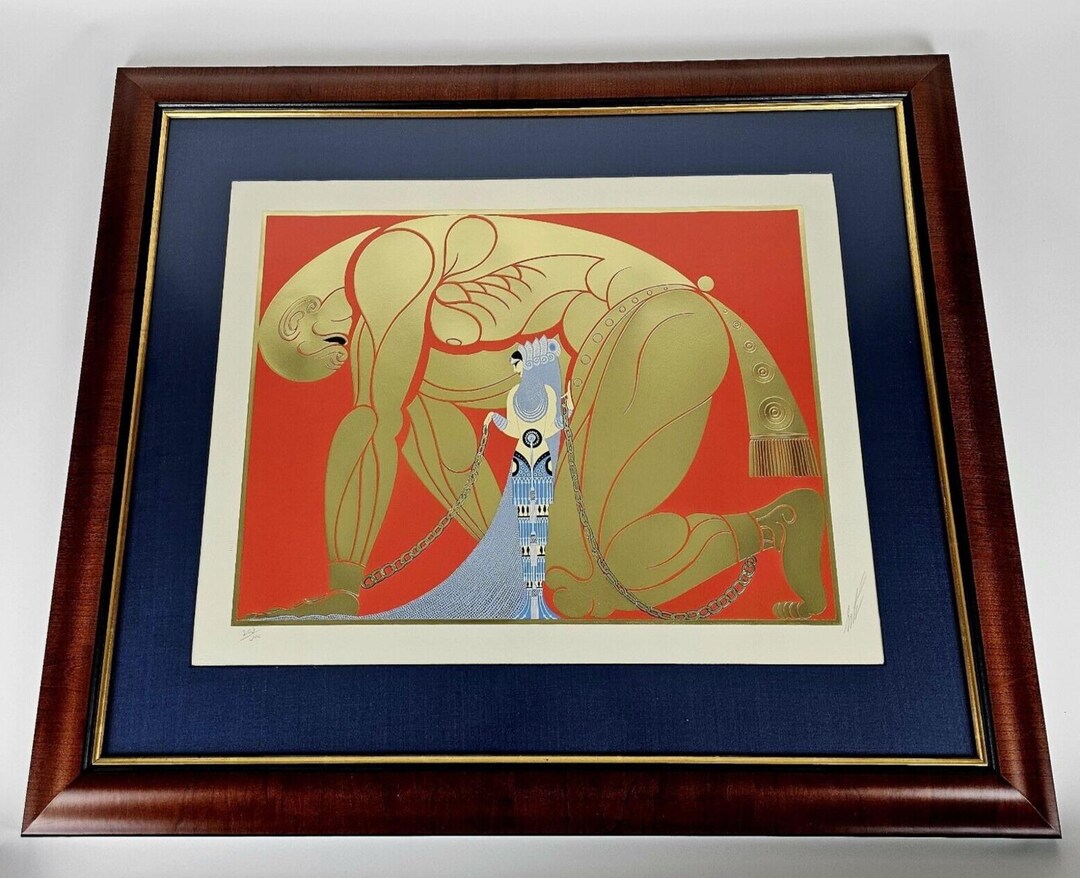 Erté Samson and Delilah Signed Limited Edition Serigraph 203/300 | Art ...