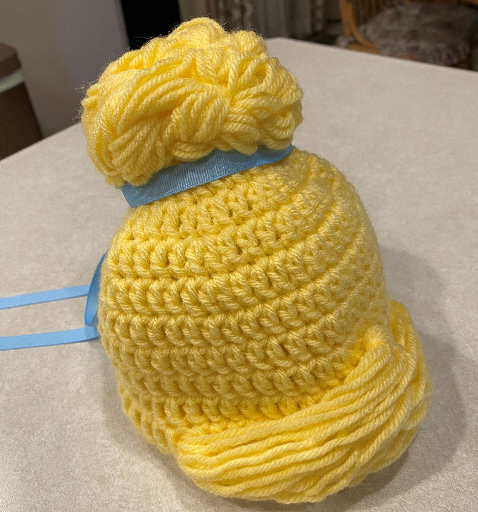 Cinderella Hat/wig. Size Newborn to Toddler. Braided Bun With | Etsy