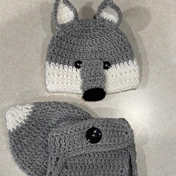 Newborn Wolf Outfit - Etsy