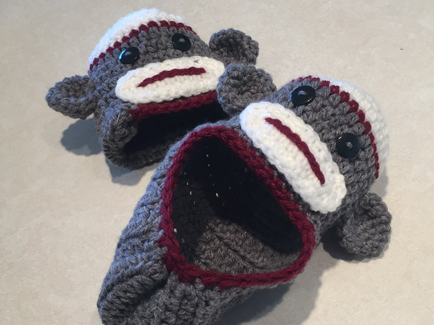 SOCK MONKEY SLIPPERS - Etsy