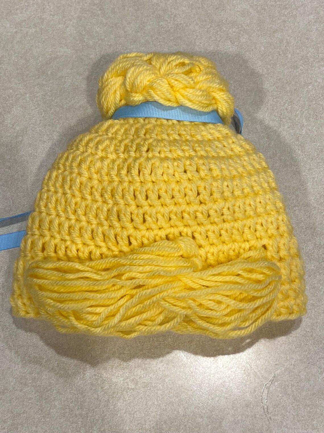 Cinderella Hat/wig. Size Newborn to Toddler. Braided Bun With | Etsy