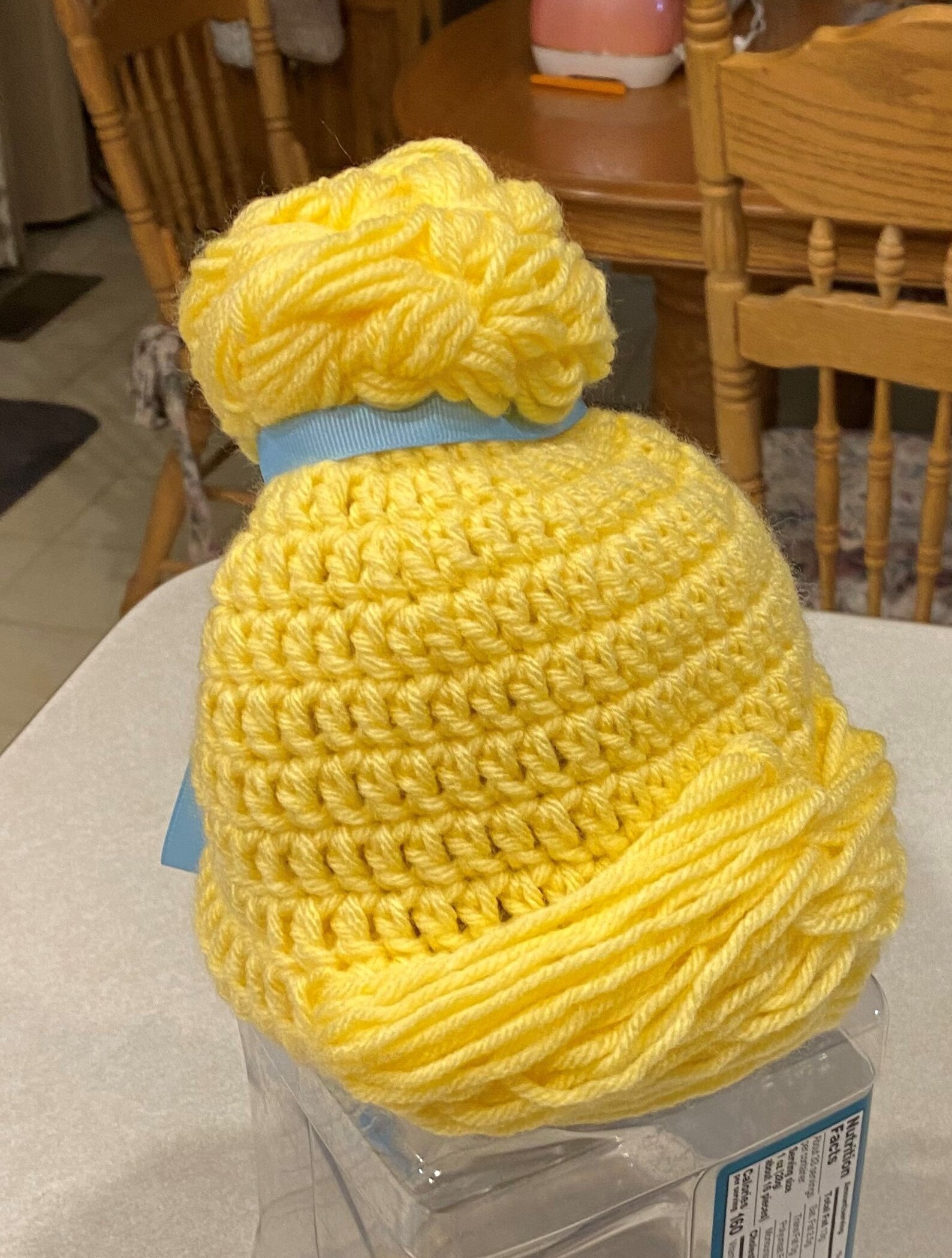 Cinderella Hat/wig. Size Newborn to Toddler. Braided Bun With | Etsy