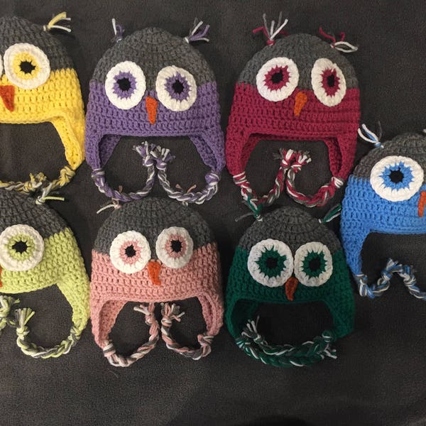 Newborn Owl Hats - Etsy