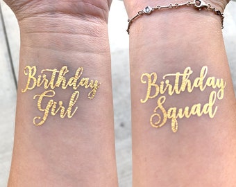 Birthday tattoo | Etsy