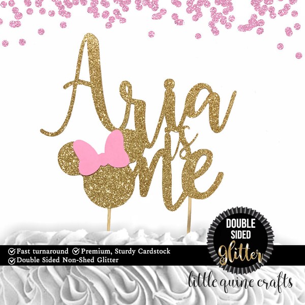 Minnie Mouse Cake Topper - Etsy