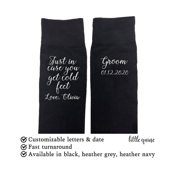 Cold Feet Wedding Socks - Etsy