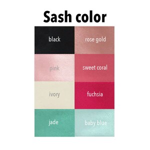 1 Pc Custom Text Personalized Name Sash Luxurious Satin Foil Glitter ...