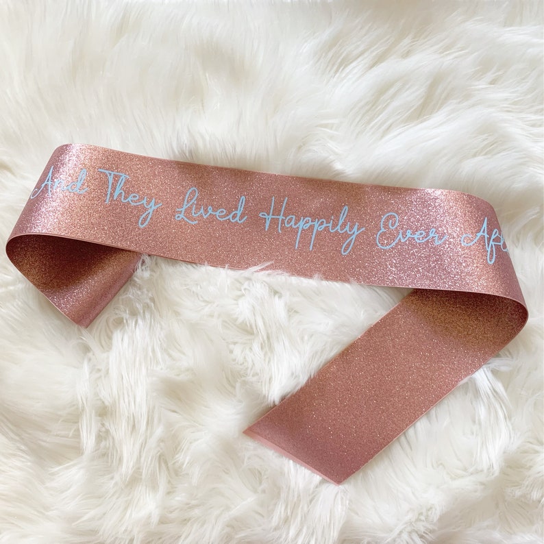1 Piece All Over GLITTER SASH With Custom Text Personalization Name ...