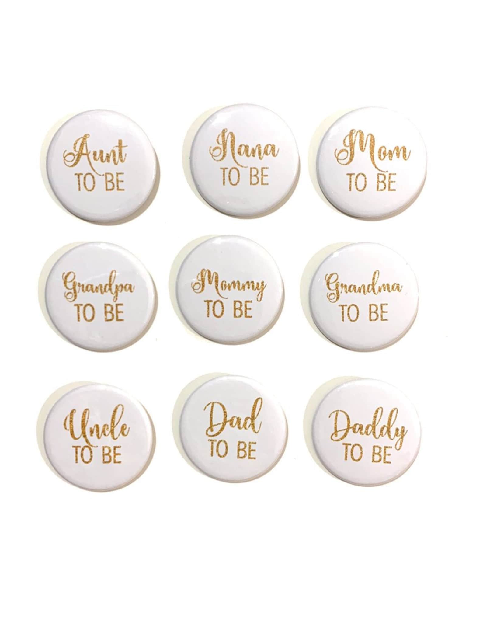 1 Pc Mom Mommy Dad Daddy Nana Papa Grandma Grandpa Uncle Aunt to Be ...