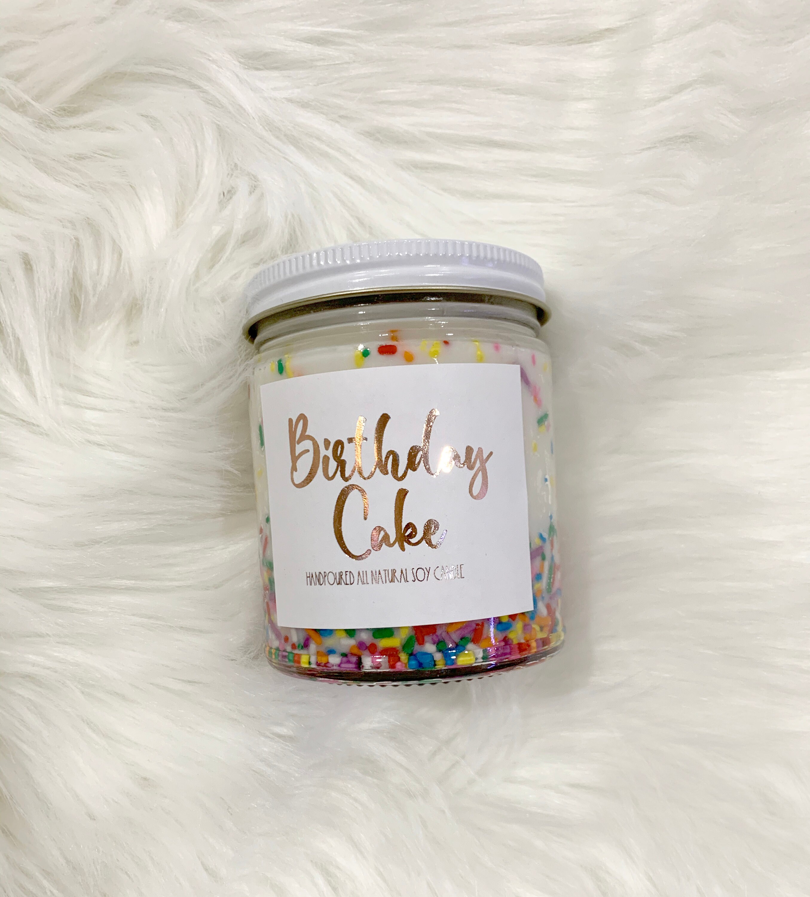 1 jar custom personalized confetti sprinkle funfetti scented | Etsy