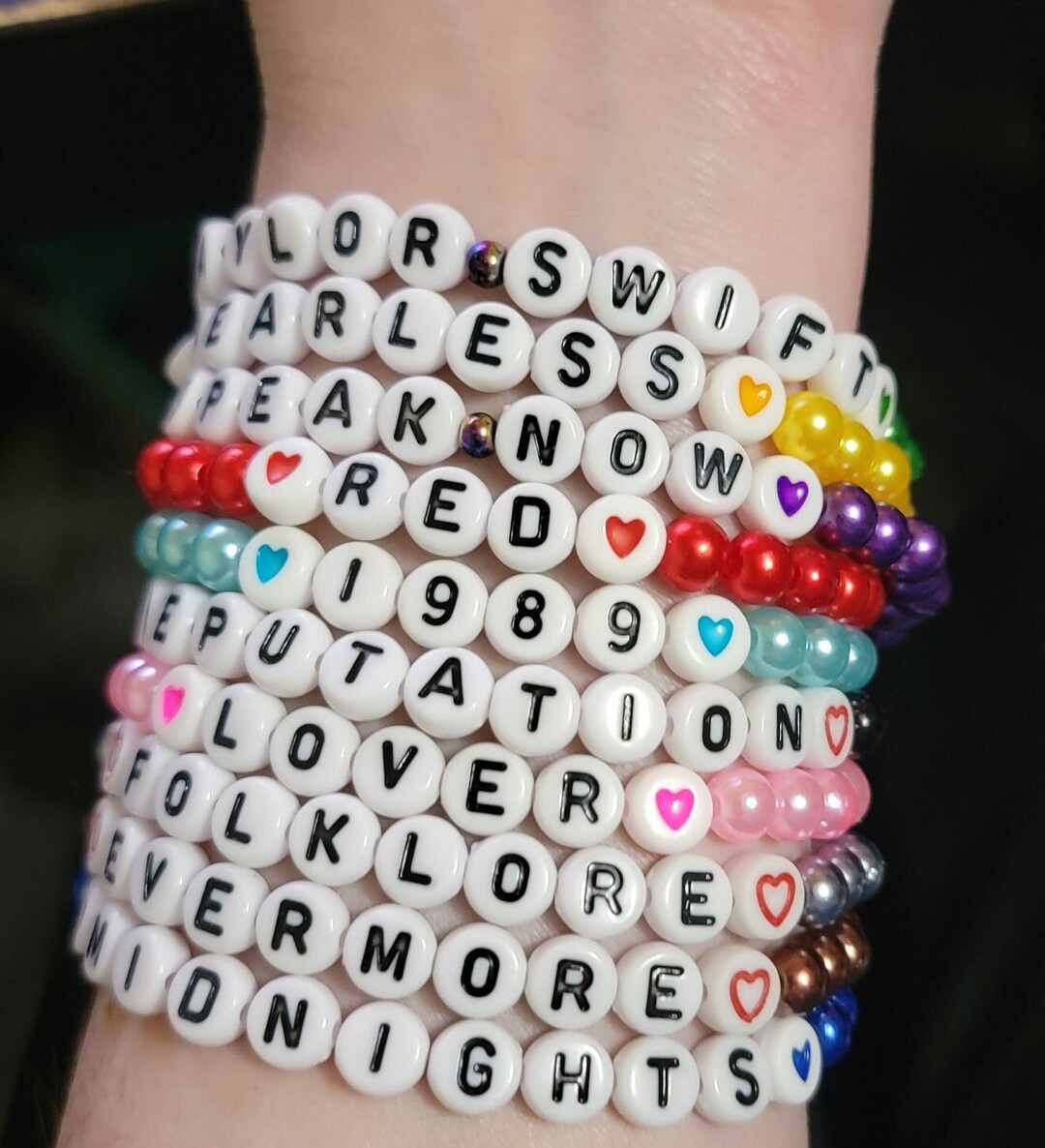 Taylor Swift Album Friendship Bracelets - Etsy