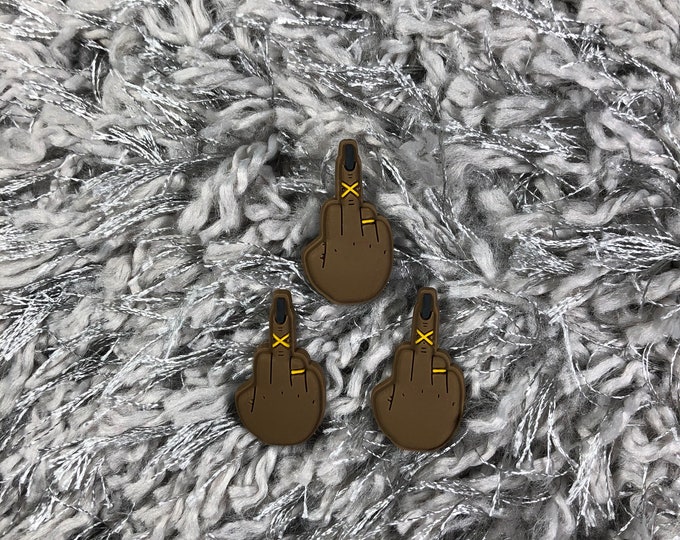 Croc Charms Middle Finger - Etsy