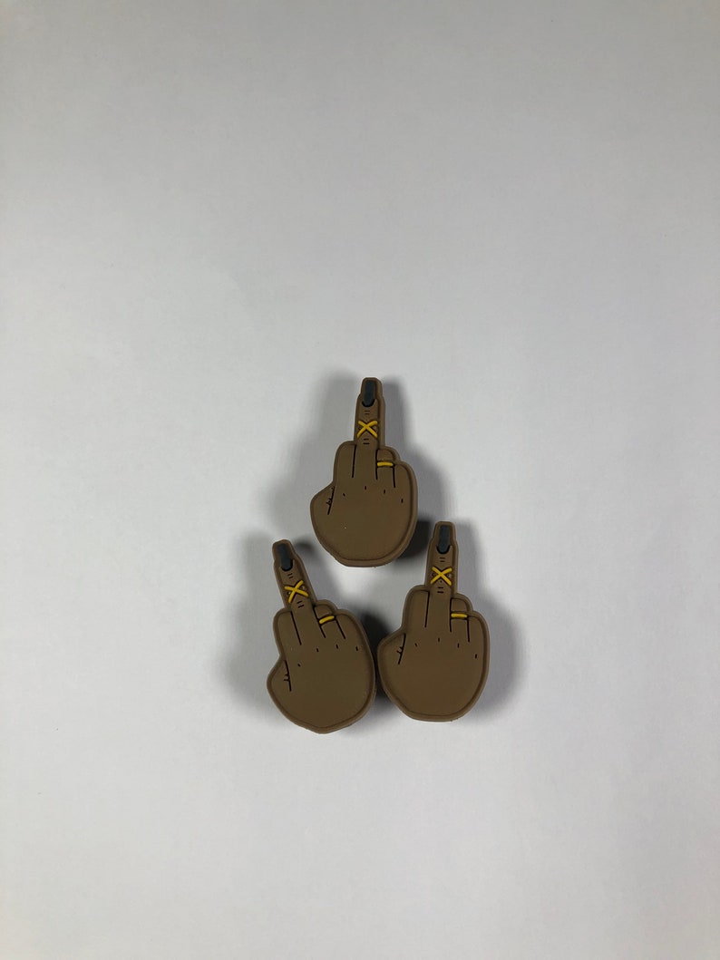Croc Charms Middle Finger - Etsy