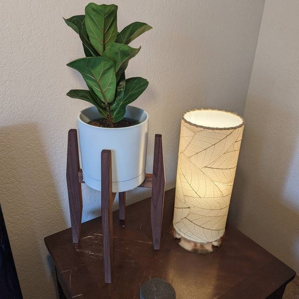 Walnut Plant Stand - Etsy