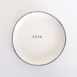 Large Key Holder - Trinket Dish - Personalised Key Dish - Alternative ...