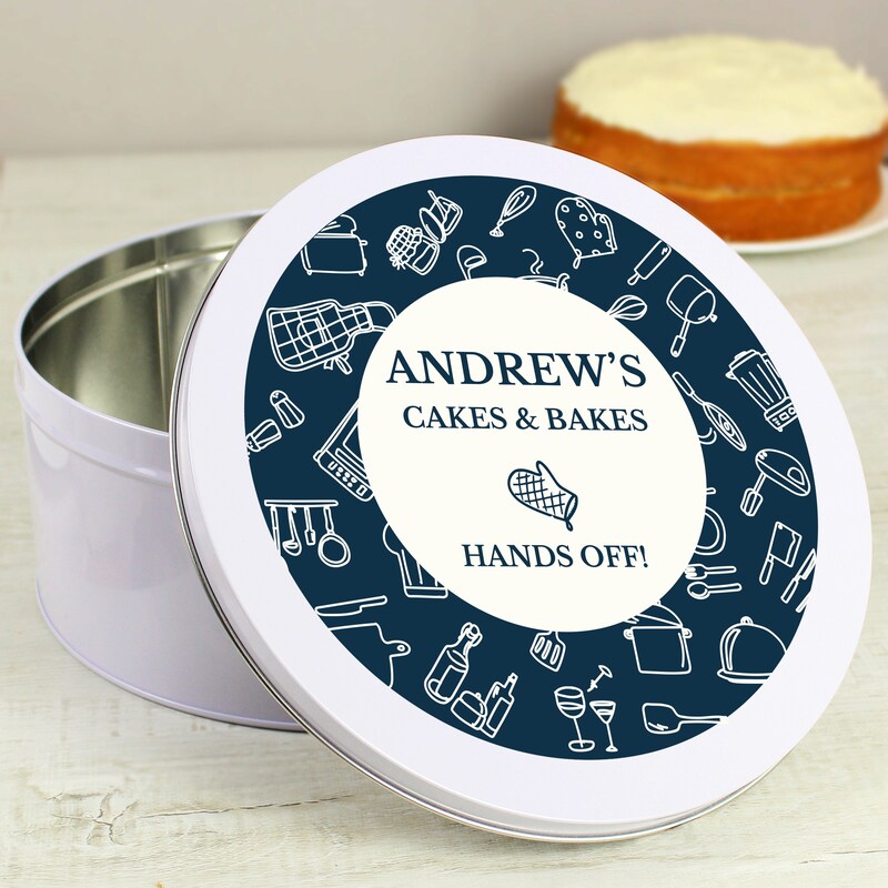 Personalised Cake Tin - Etsy UK