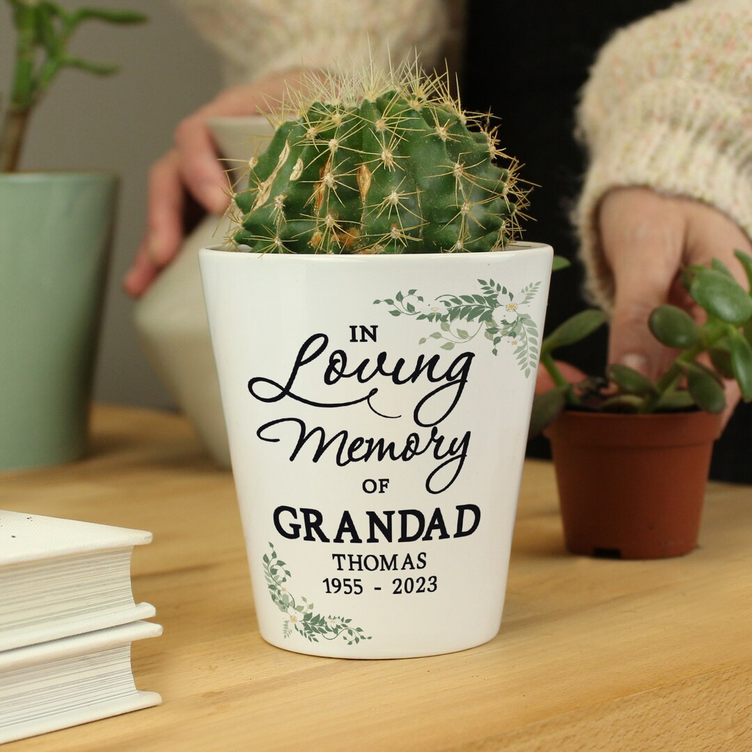 Personalised in Loving Memory Plant Pot. Memorial. Remembrance. - Etsy