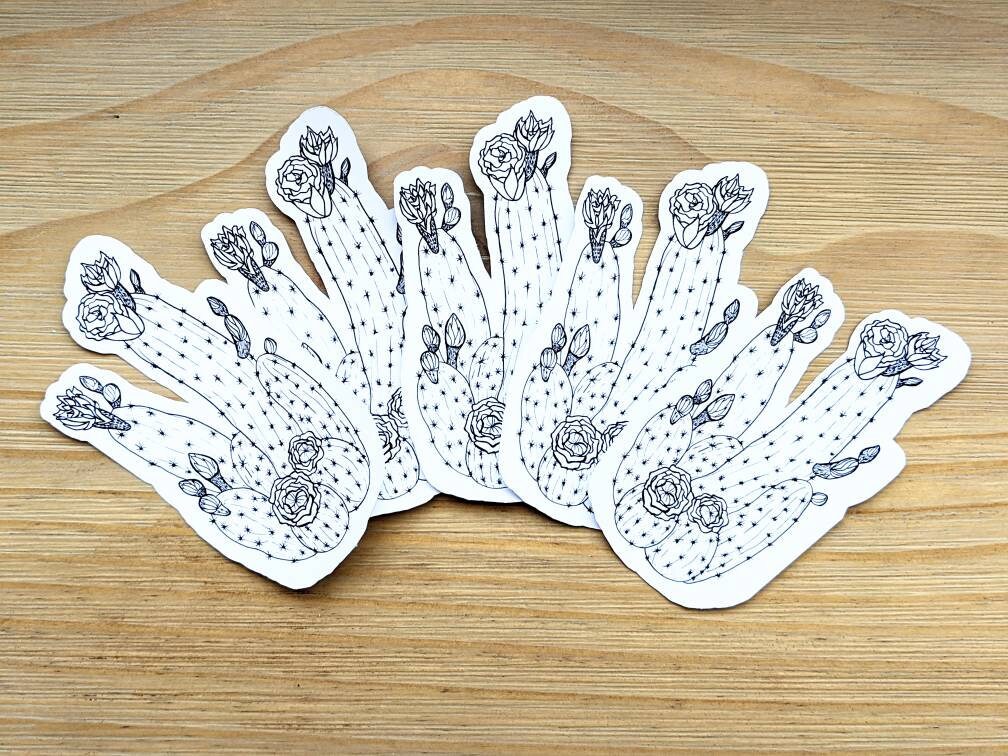 Cactus Sticker Cactus Art Cactus Bumper Sticker Cactus - Etsy