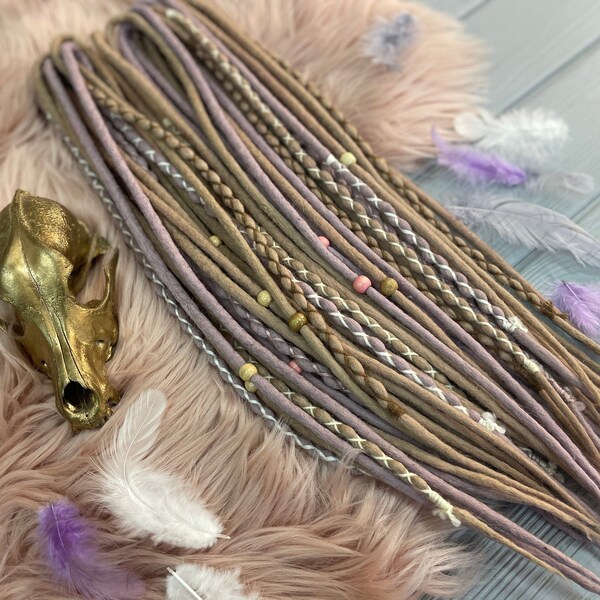 Wool Dreadlock Extension Double Ended - Etsy