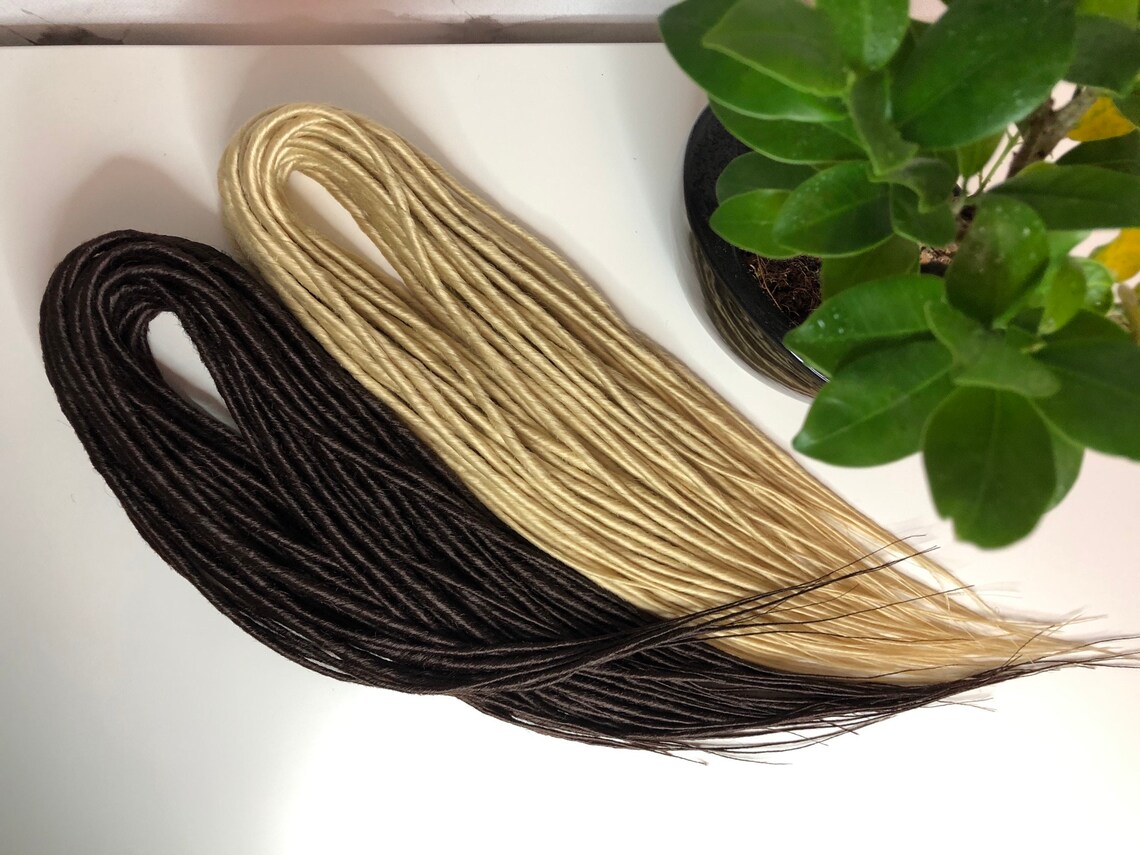 Synthetic Dreads Double Ended or Single Ended Dreadlocks Brown | Etsy