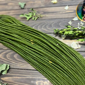 Synthetic Dreads Double Ended or Single Ended Dreadlocks "olive Tree ...